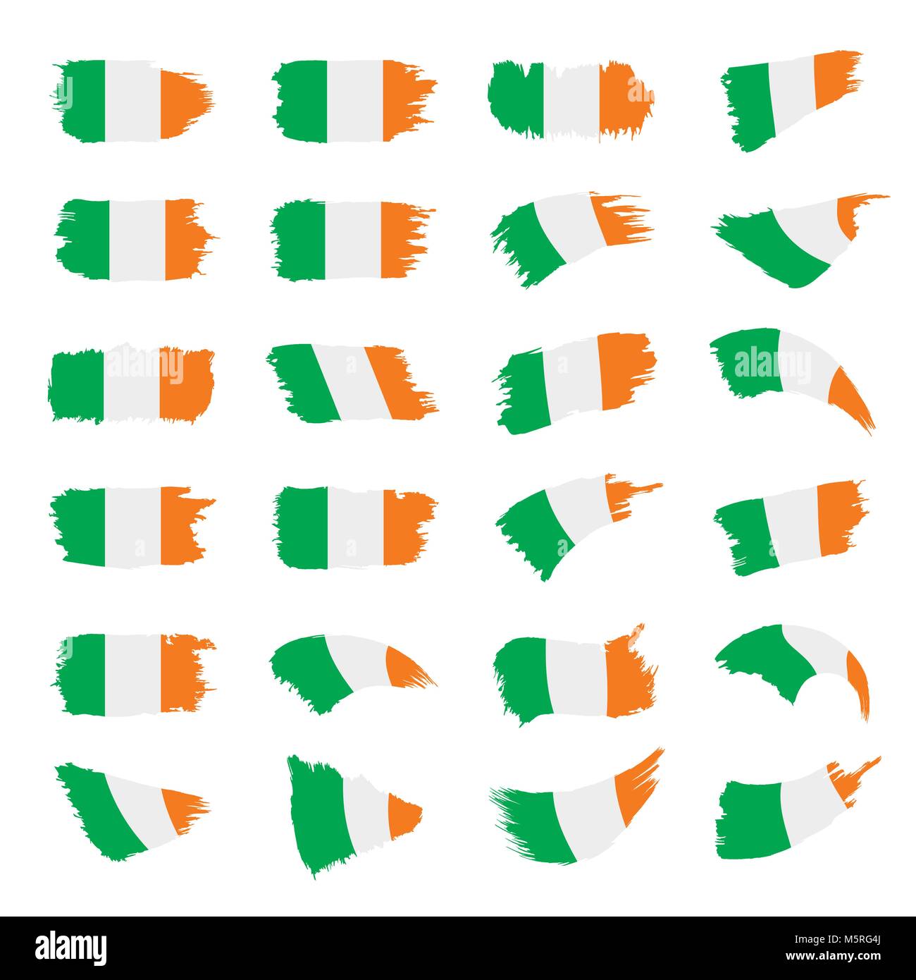 Ireland flag, vector illustration Stock Vector Image & Art - Alamy