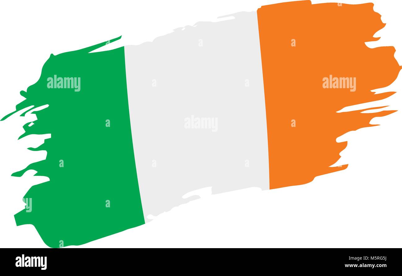 Ireland flag, vector illustration Stock Vector Image & Art - Alamy