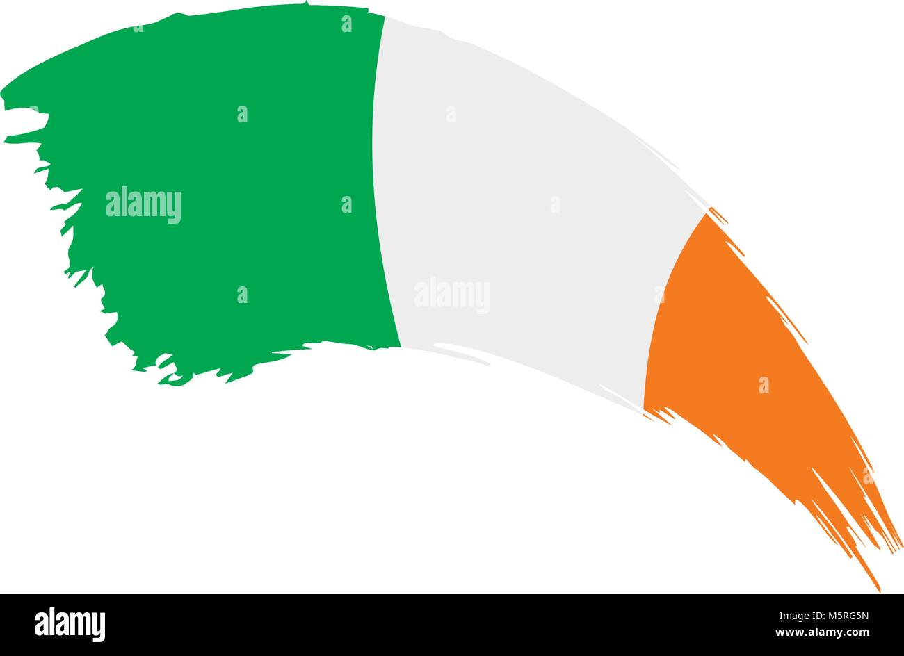 Ireland flag, vector illustration Stock Vector Image & Art - Alamy
