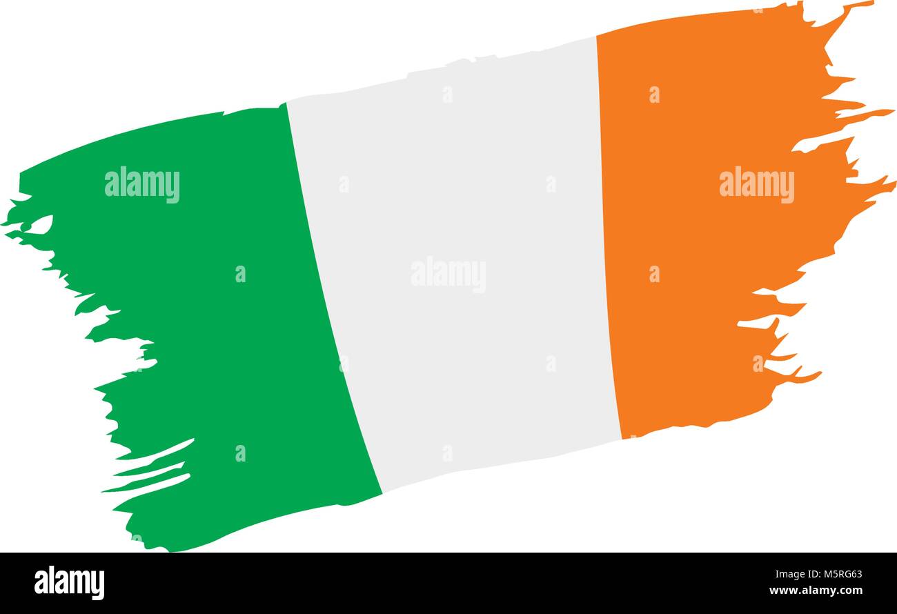 Ireland flag, vector illustration Stock Vector Image & Art - Alamy