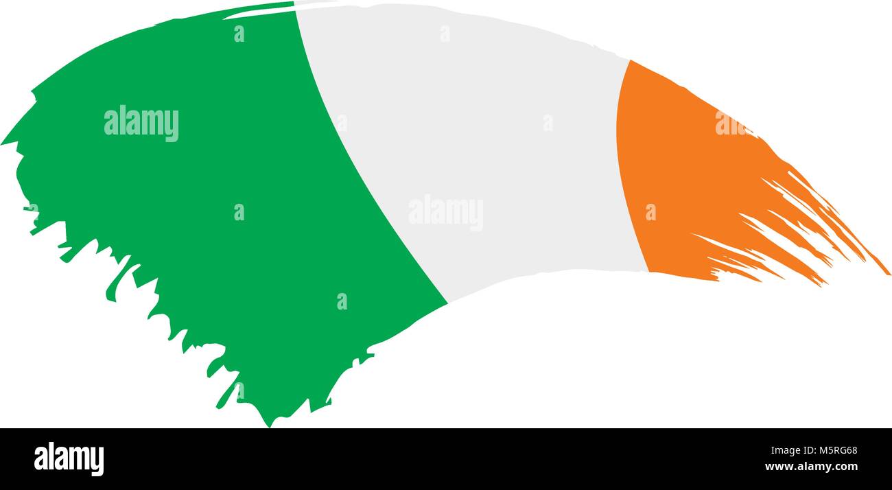 Ireland flag, vector illustration Stock Vector Image & Art - Alamy