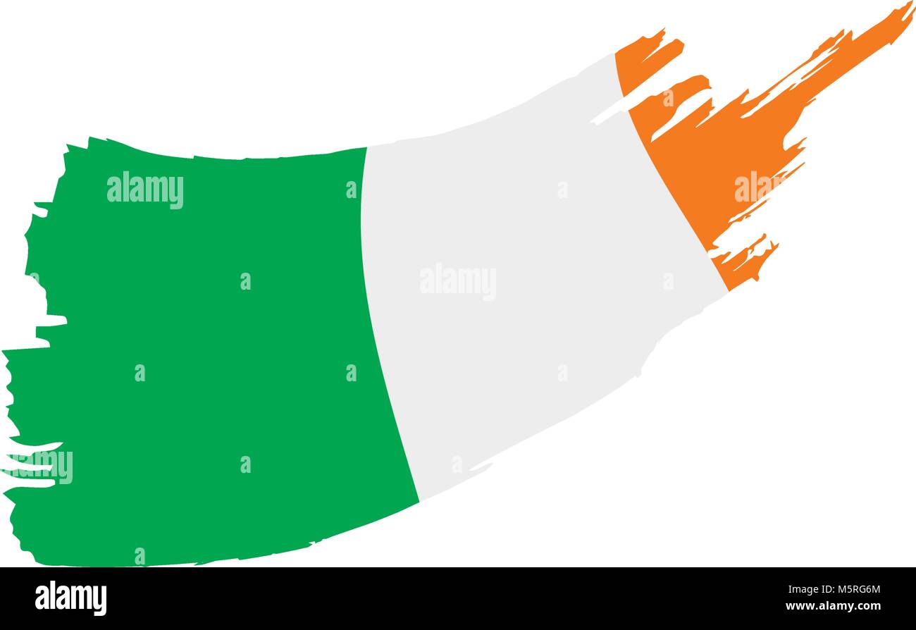 Ireland flag, vector illustration Stock Vector Image & Art - Alamy