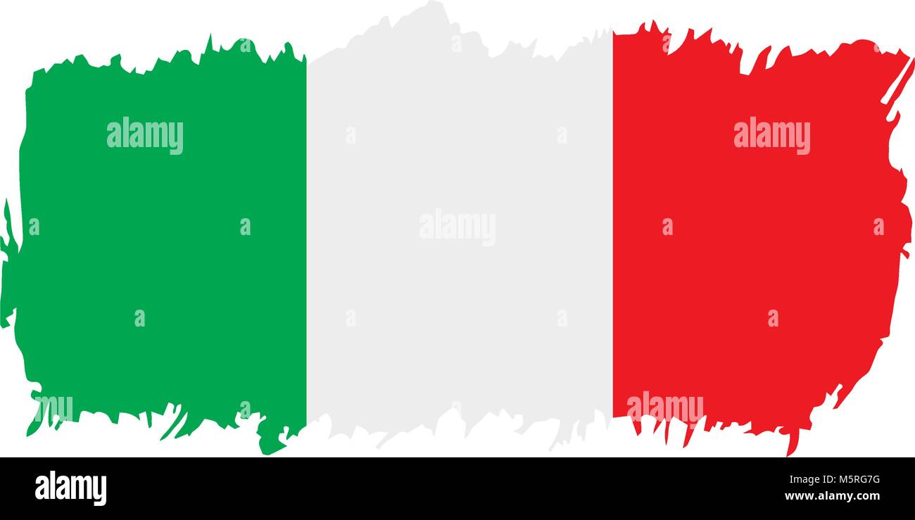 Italy flag, vector illustration Stock Vector Image & Art - Alamy