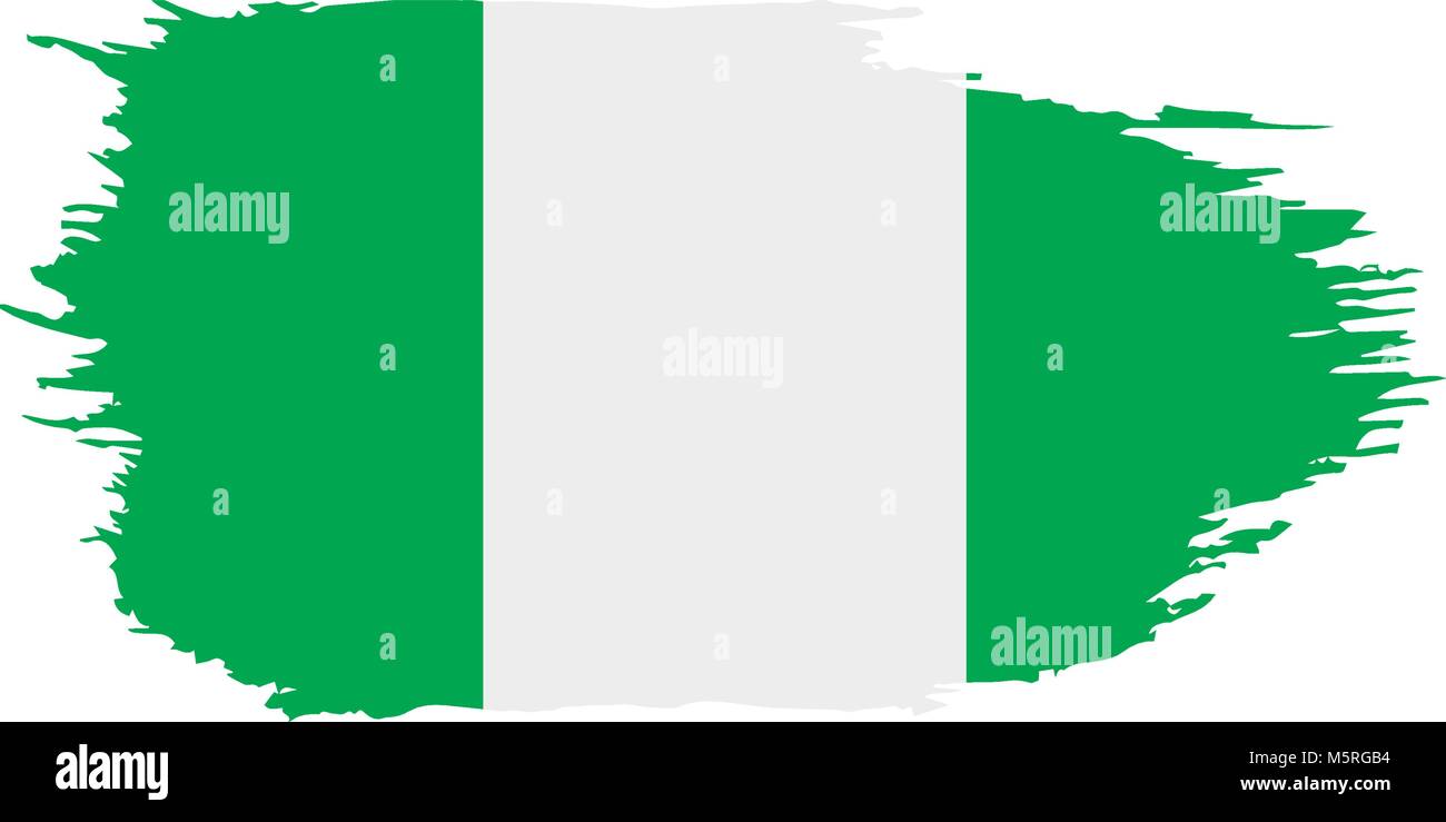 Nigeria flag, vector illustration Stock Vector Image & Art - Alamy