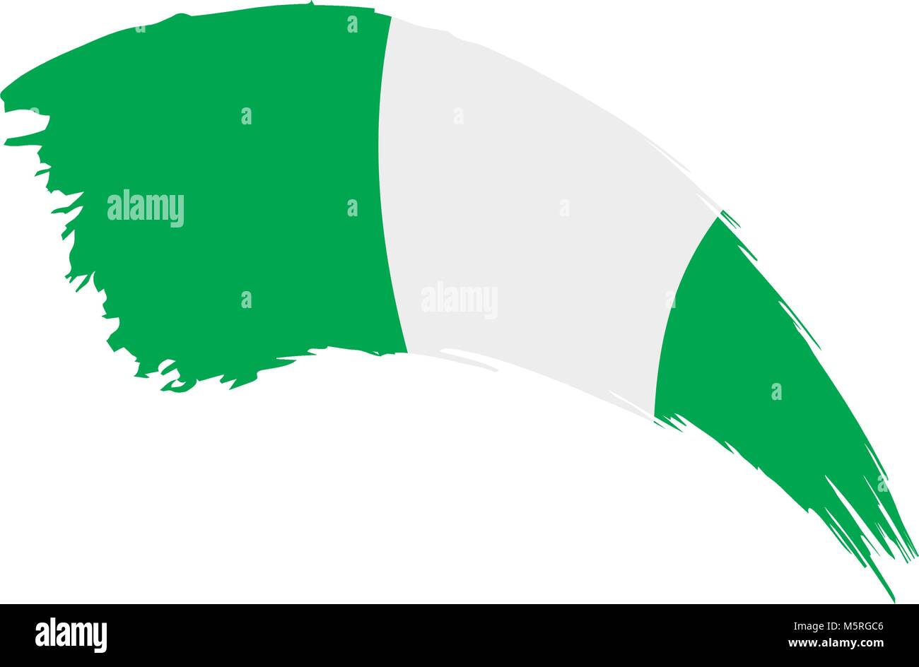 Nigeria flag, vector illustration Stock Vector Image & Art - Alamy