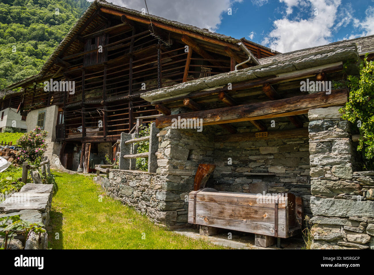 Alagna Valsesia, Valsesia, Vercelli, Piedmont, Italy Stock Photo - Alamy