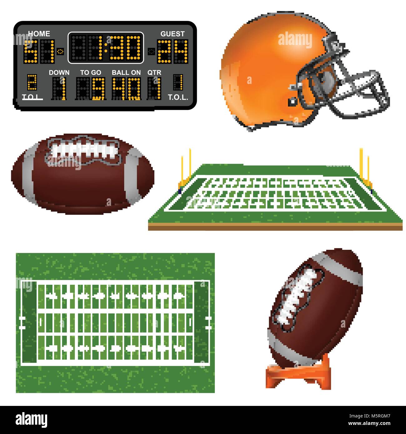 Football scoreboard Cut Out Stock Images & Pictures - Alamy