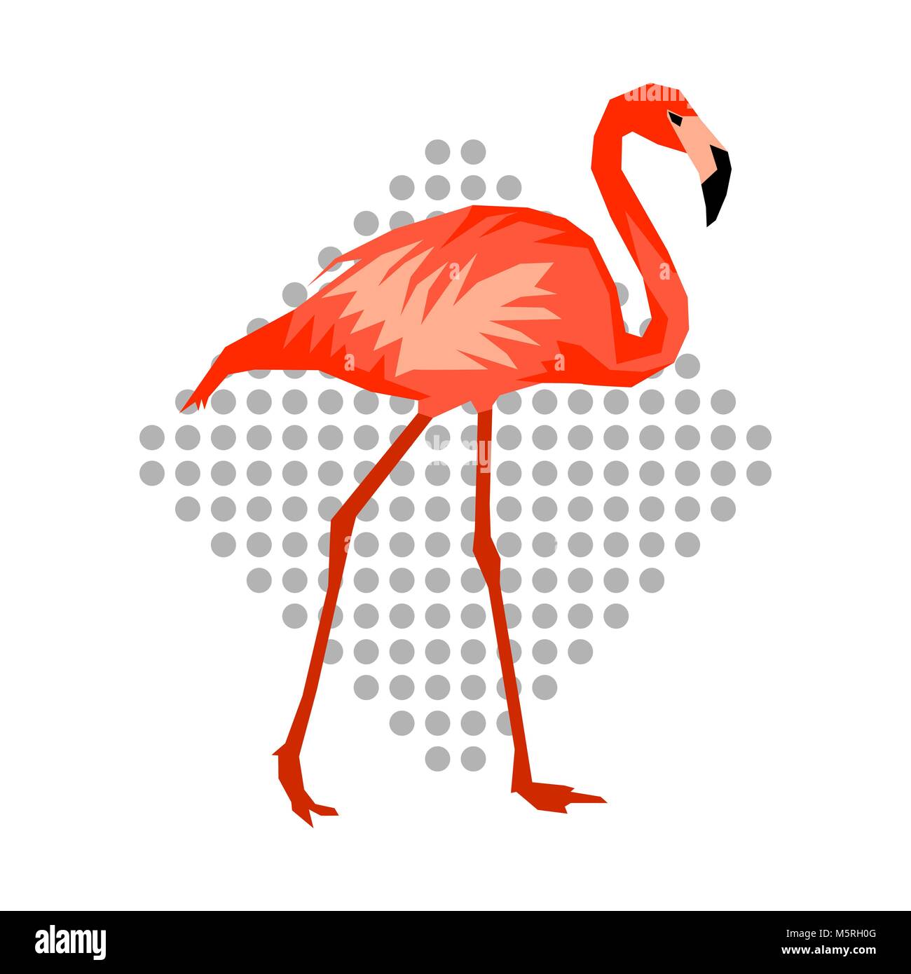Abstract card flamingo nature hi-res stock photography and images - Alamy
