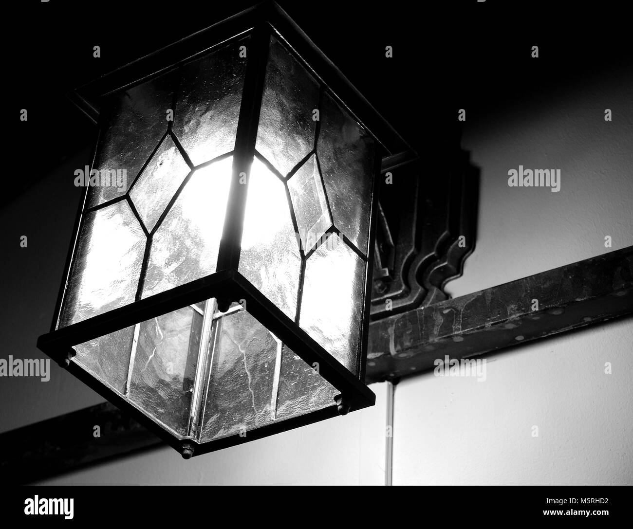 Old black iron lamp in hi-res stock photography and images - Alamy