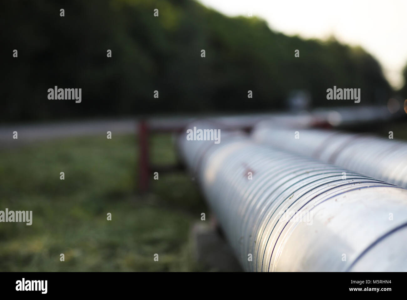 Metal pipes outdoor for pipeline Stock Photo - Alamy