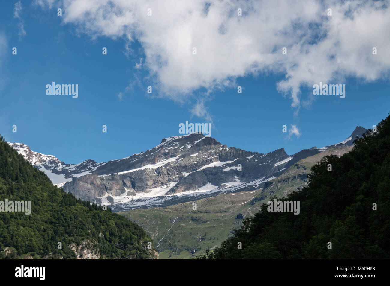 Alagna Valsesia, Valsesia, Vercelli, Piedmont, Italy Stock Photo - Alamy