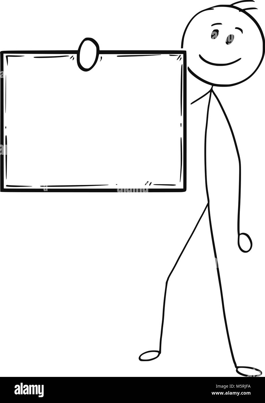 Male hand drawing blank Stock Vector Images - Alamy