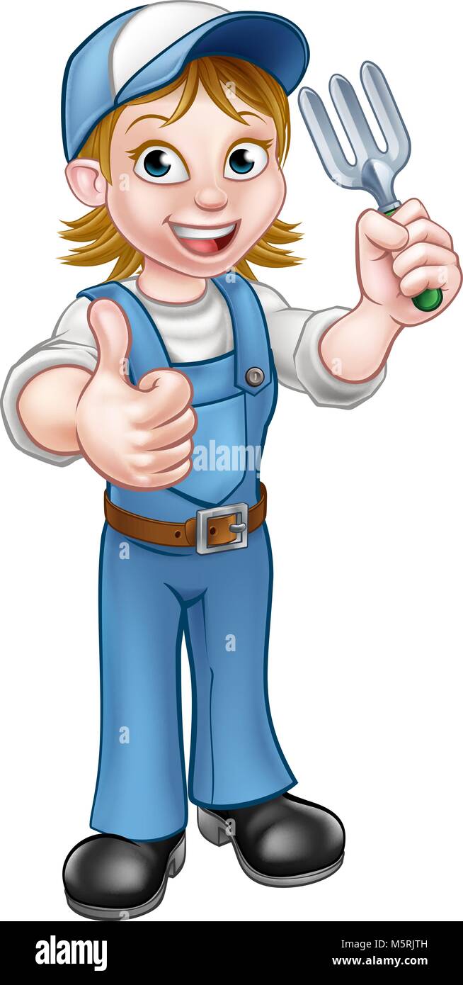 Gardener man shovel gardening Stock Vector Images - Alamy