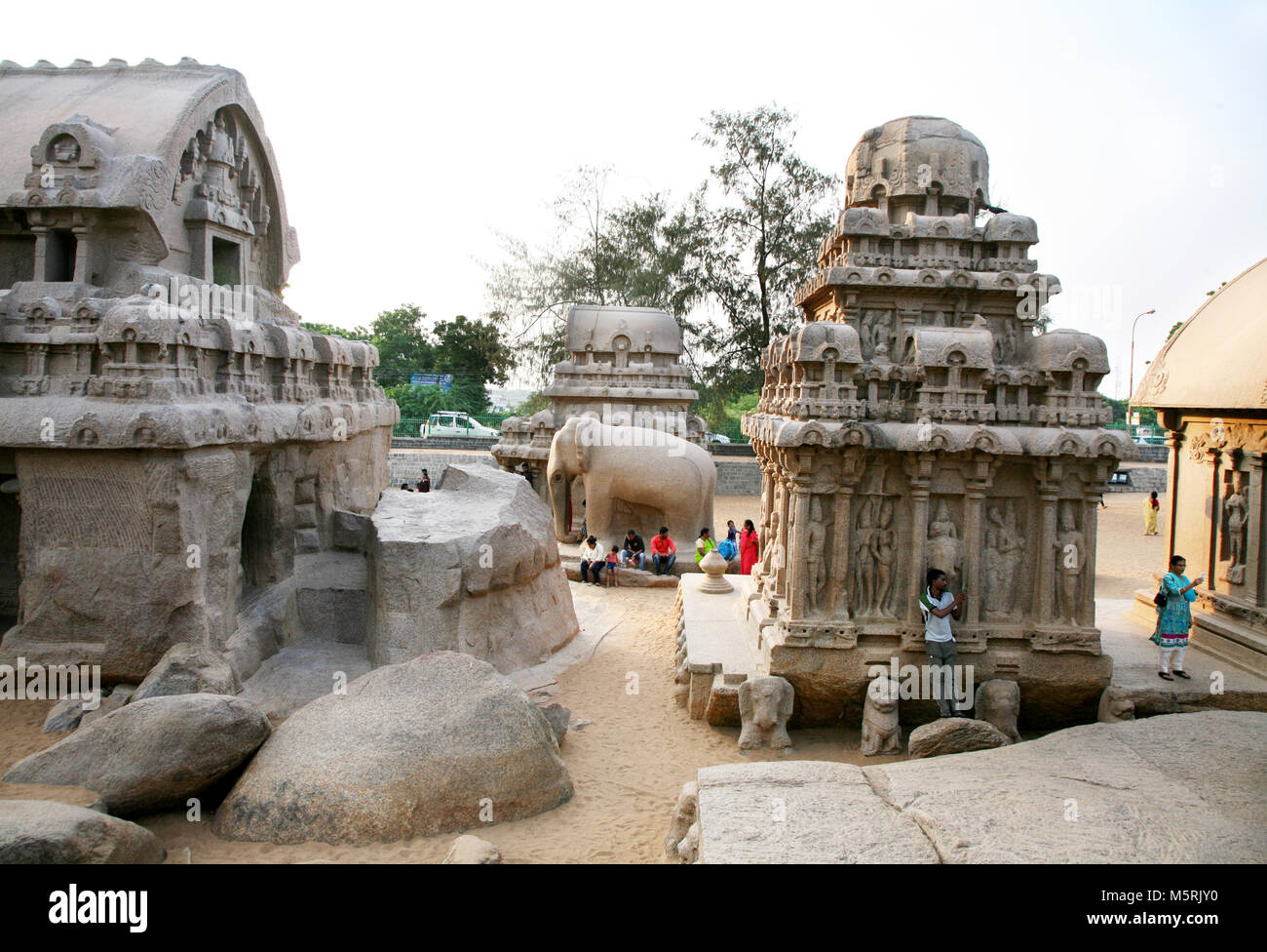 Arjuna Ratha, Mahabalipuram, India Stock Photo - Alamy