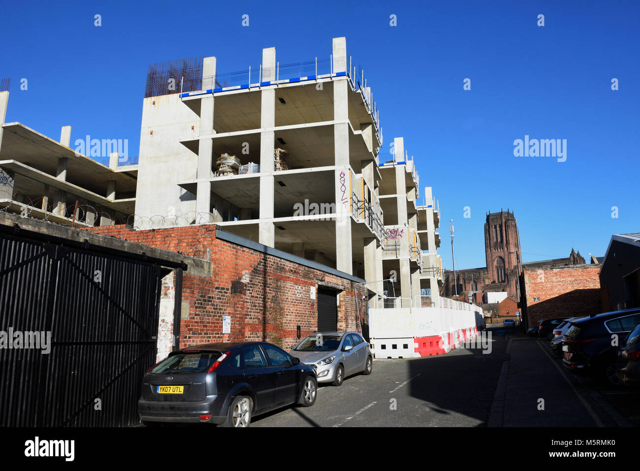 New build construction just off Jamaica Street, Baltic Triangle ...