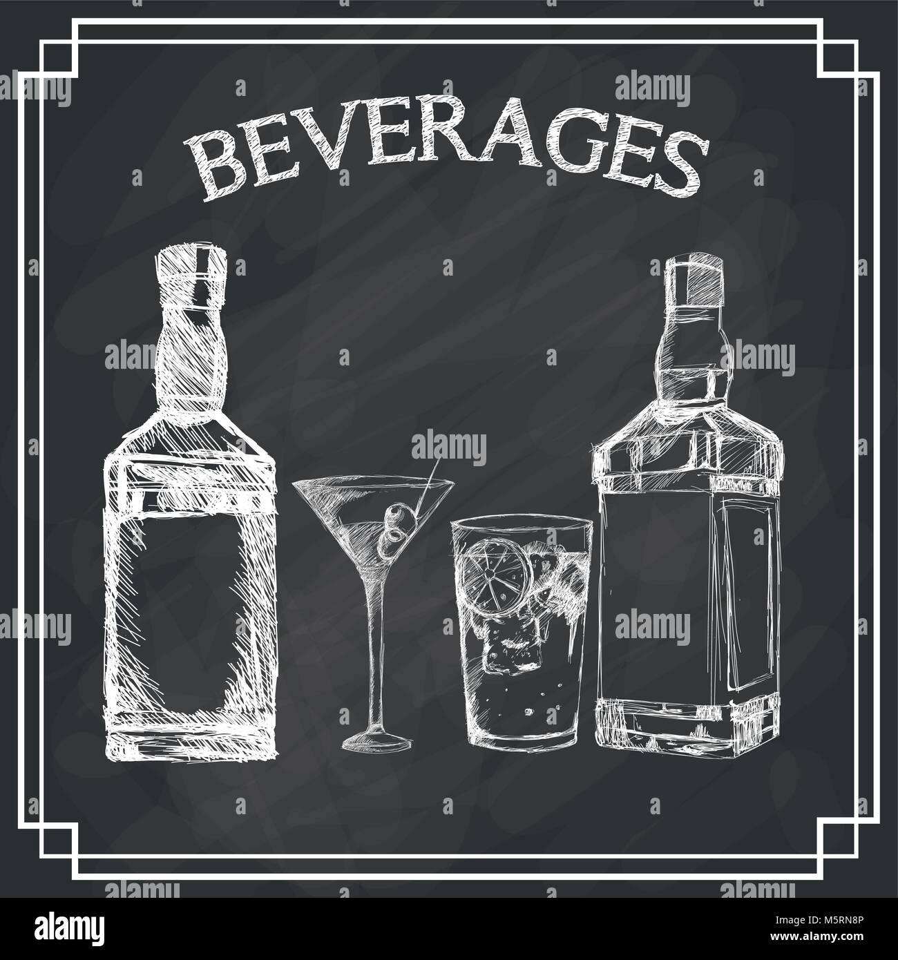 Graphic of sketch Beverages , vector illustration Stock Vector Image ...