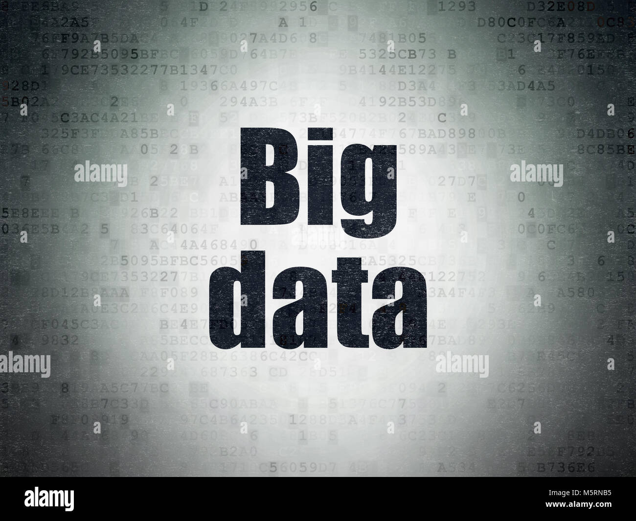 Data concept: Big Data on Digital Data Paper background Stock Photo - Alamy