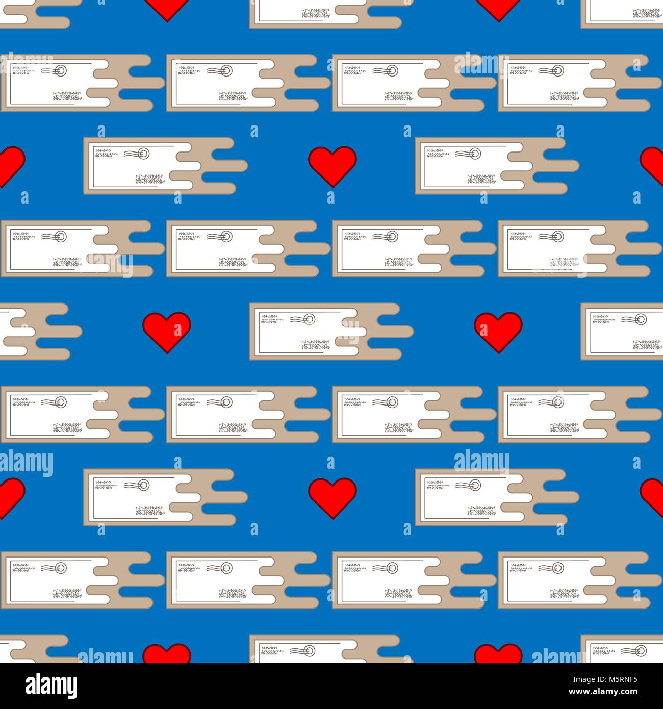 Seamless pattern emails, letters, directed upwards. Background for web ...