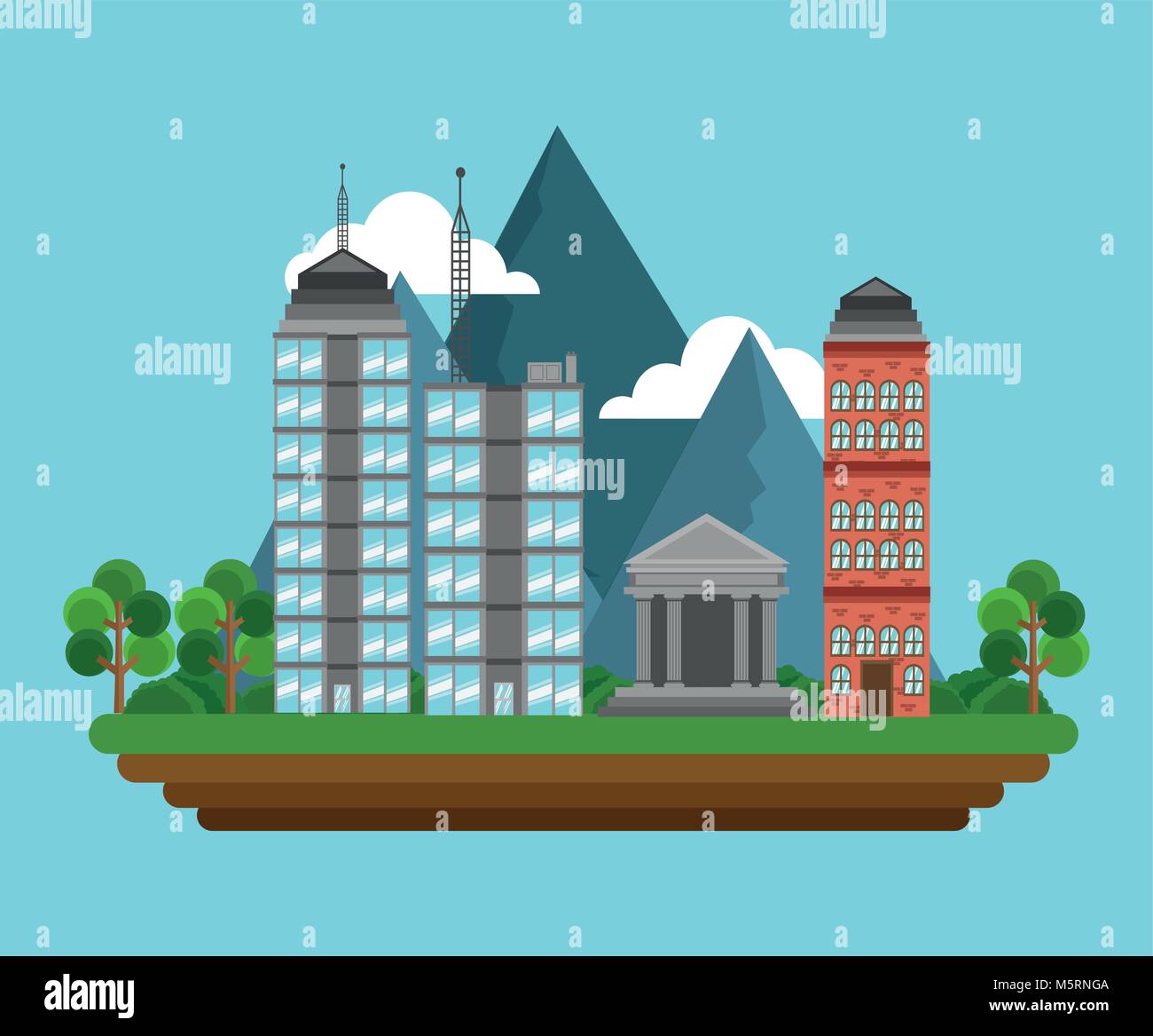 Nature city design , vector illustration Stock Vector Image & Art - Alamy