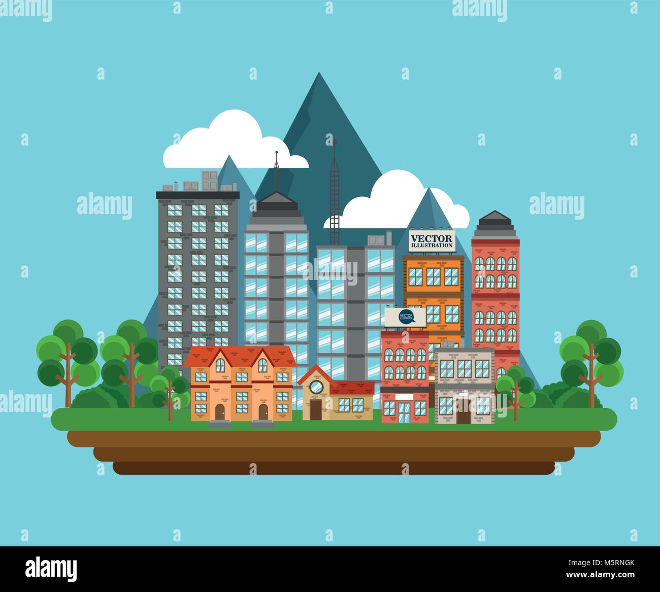 Nature city design , vector illustration Stock Vector Image & Art - Alamy
