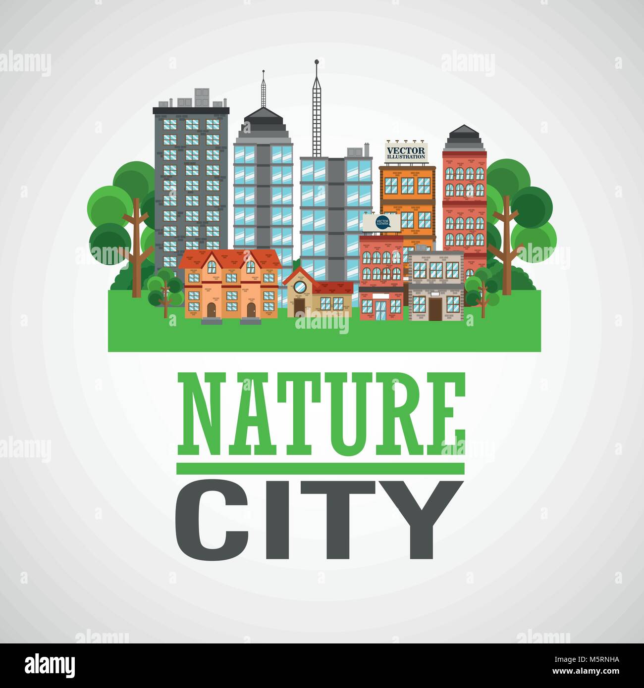 Nature city design , vector illustration Stock Vector Image & Art - Alamy