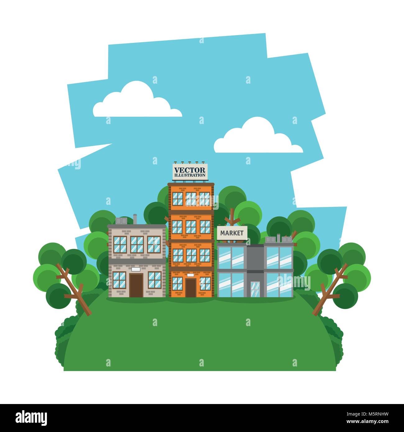Nature city design , vector illustration Stock Vector Image & Art - Alamy