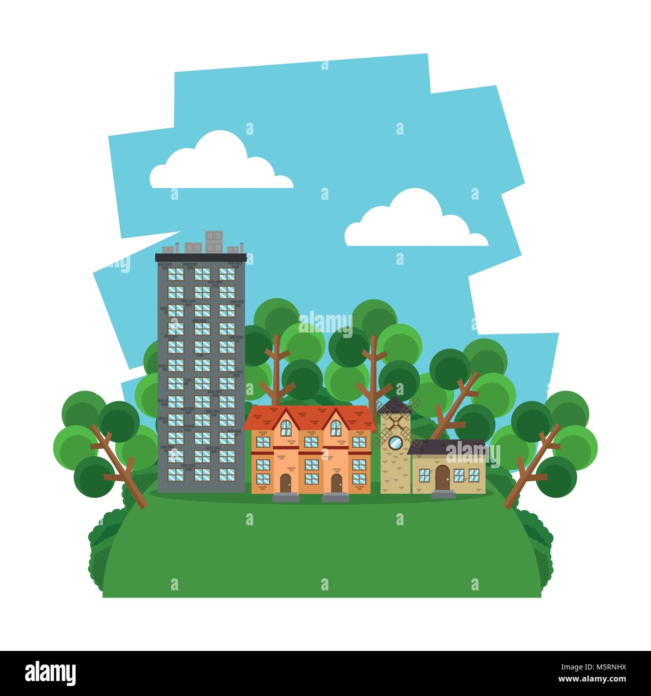 Nature city design , vector illustration Stock Vector Image & Art - Alamy