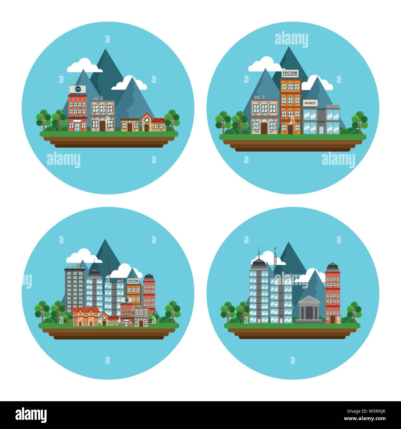 Nature city design , vector illustration Stock Vector Image & Art - Alamy