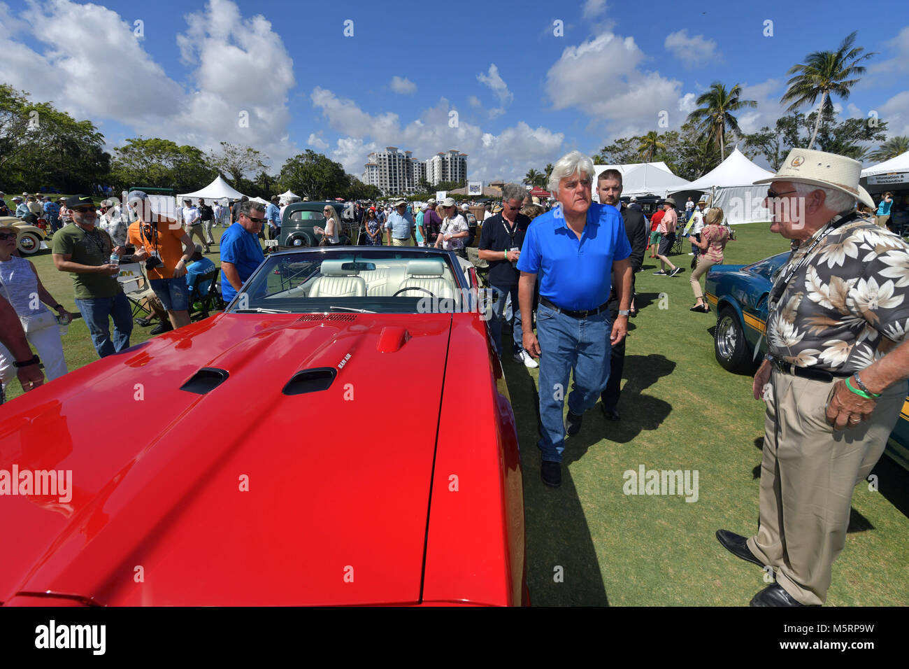 Boca Raton, FL, USA. 25th Feb, 2018. Jay Leno, Wayne Carini and actor ...