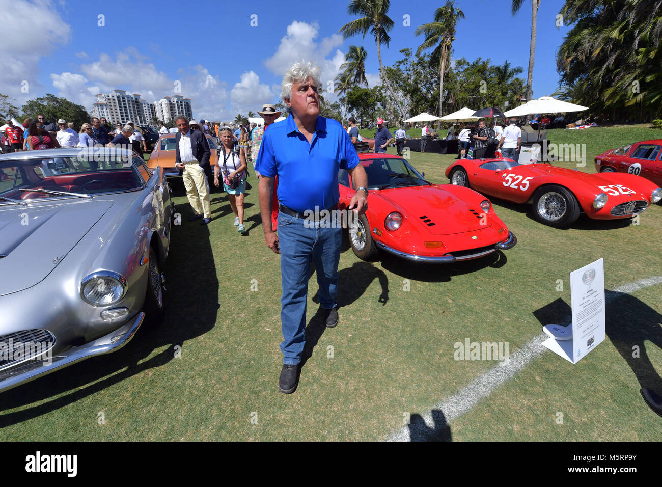 Boca Raton, FL, USA. 25th Feb, 2018. Jay Leno, Wayne Carini and actor ...