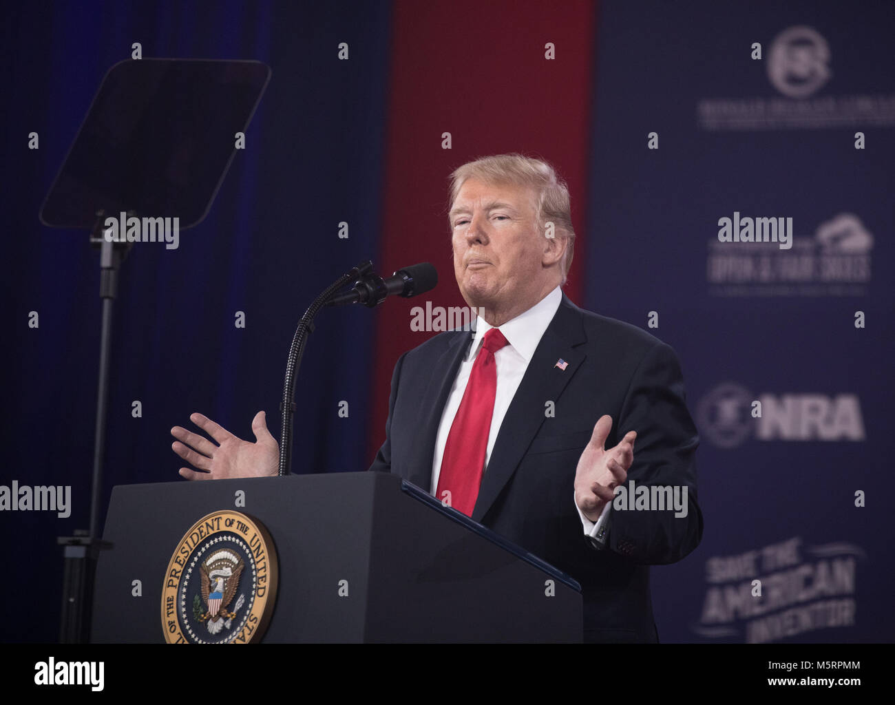 President Donald Trump went off script in a 75 minute speech to a ...