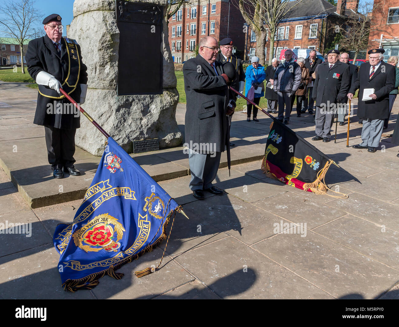 Regimental standards flags hi-res stock photography and images - Alamy