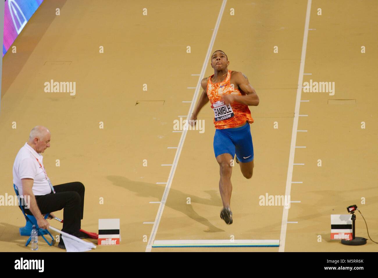 Long jump take off hi-res stock photography and images - Alamy
