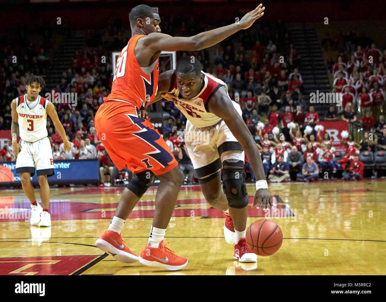 Rutgers scarlet knights forward eugene omoruyi 11 hi-res stock ...