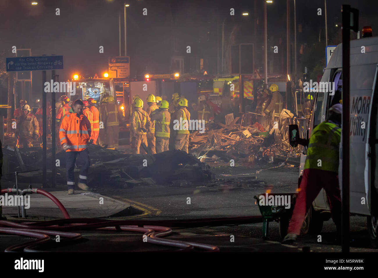 Leicester explosion 2018 hi-res stock photography and images - Alamy
