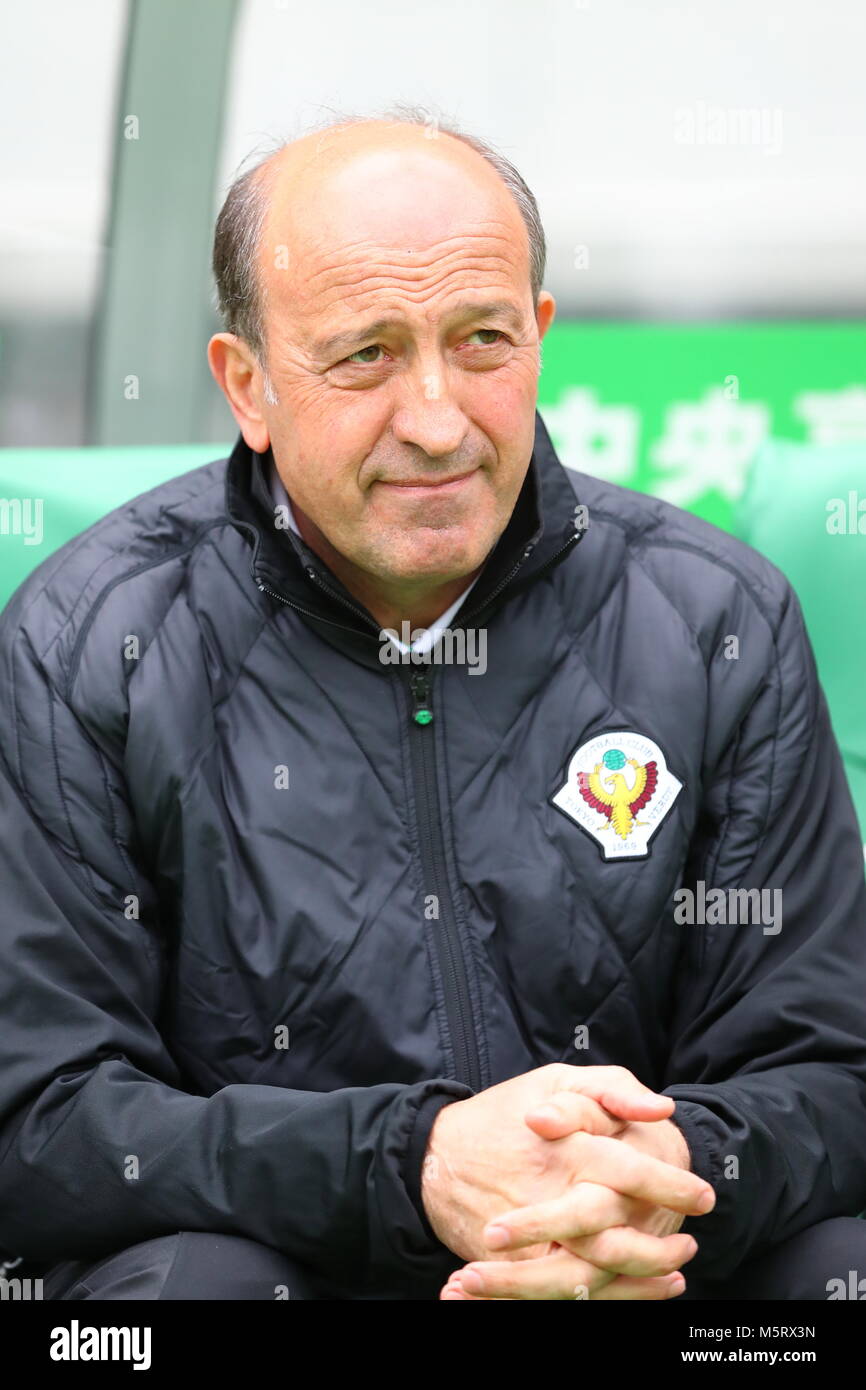 Tokyo, Japan. 25th Feb, 2018. Miguel Angel Lotina (Verdy) Football ...