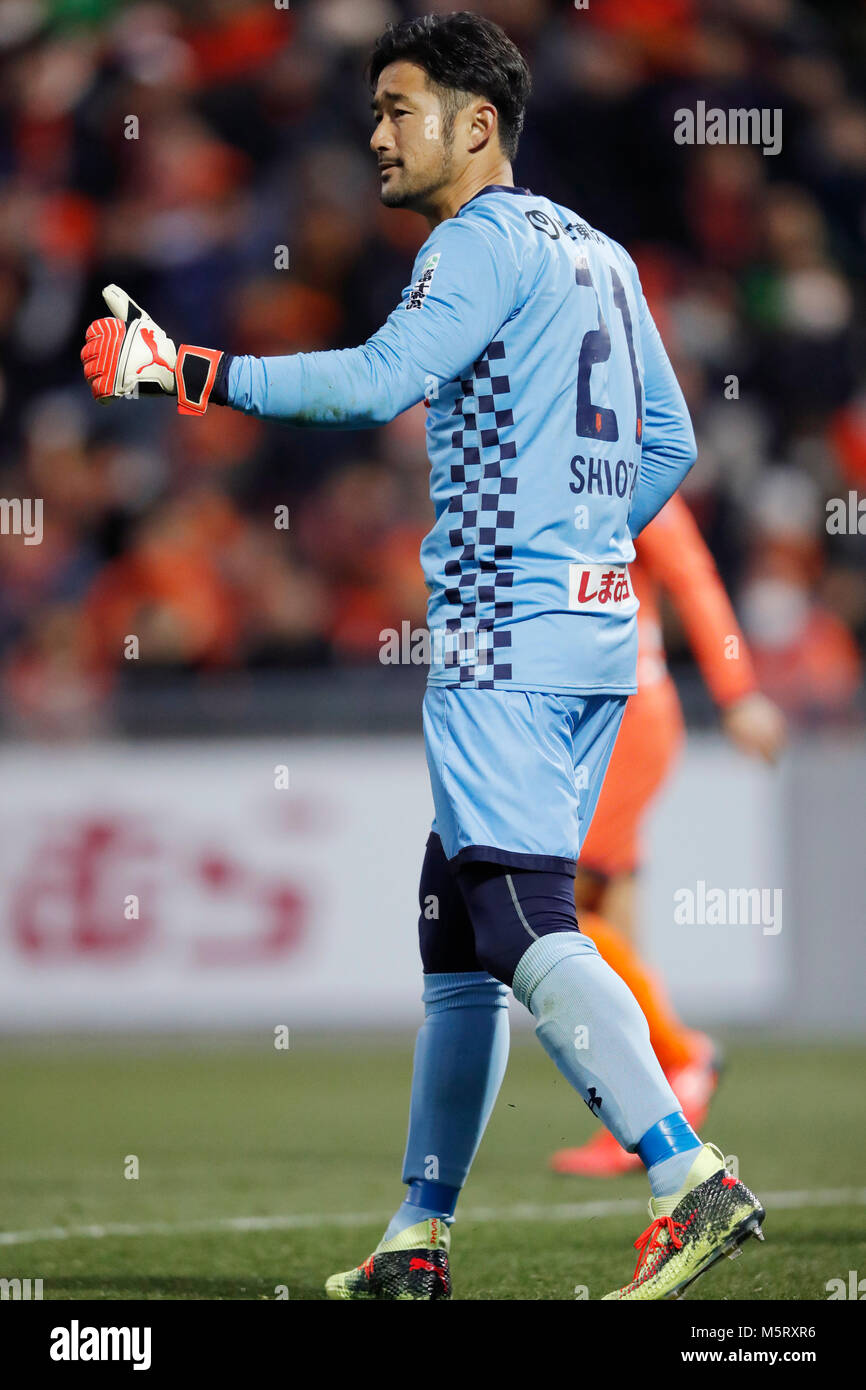 Saitama, Japan. 25th Feb, 2018. /Hitoshi Shiota (Ardija) Football ...