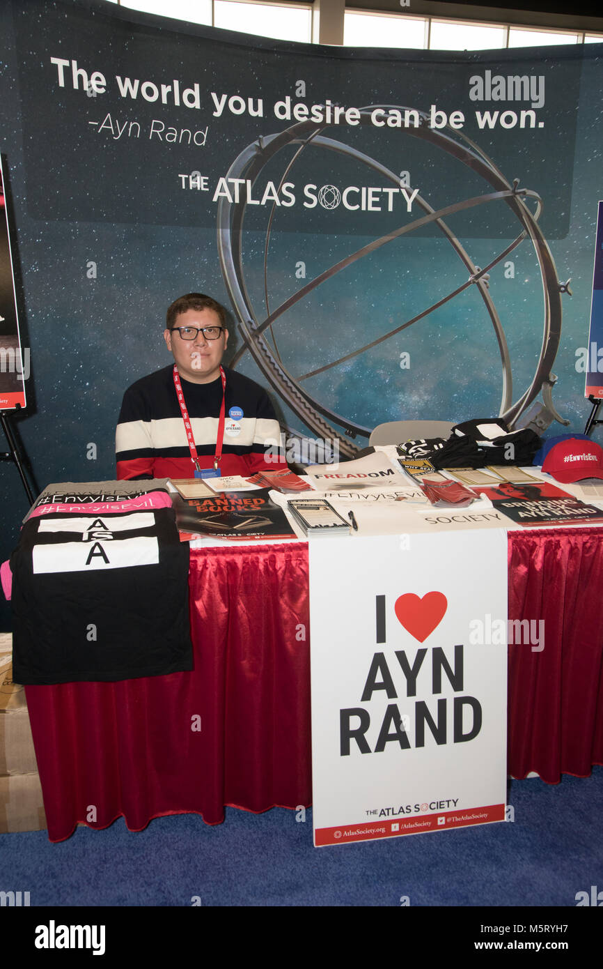 "I Love Ayn Rand" The Atlas Society booth at the at the 2018 ...