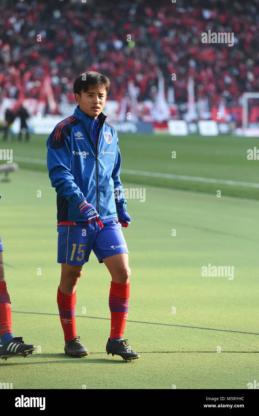 Tokyo, Japan. 24th Feb, 2018. Takefusa Kubo (FC Tokyo) Football/Soccer ...