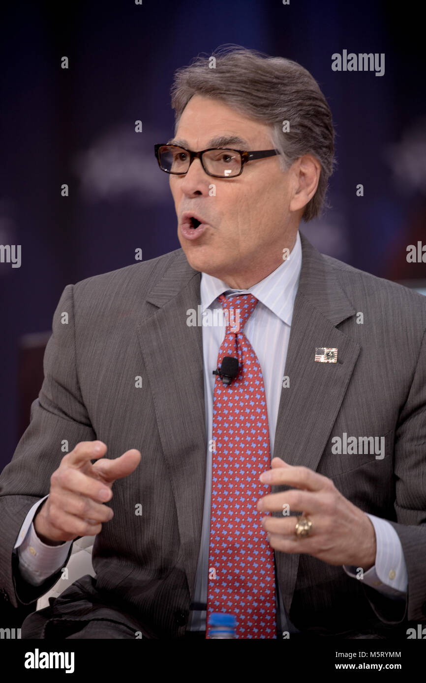 Secretary of Energy Rick Perry (photo) appears in conversation with ...