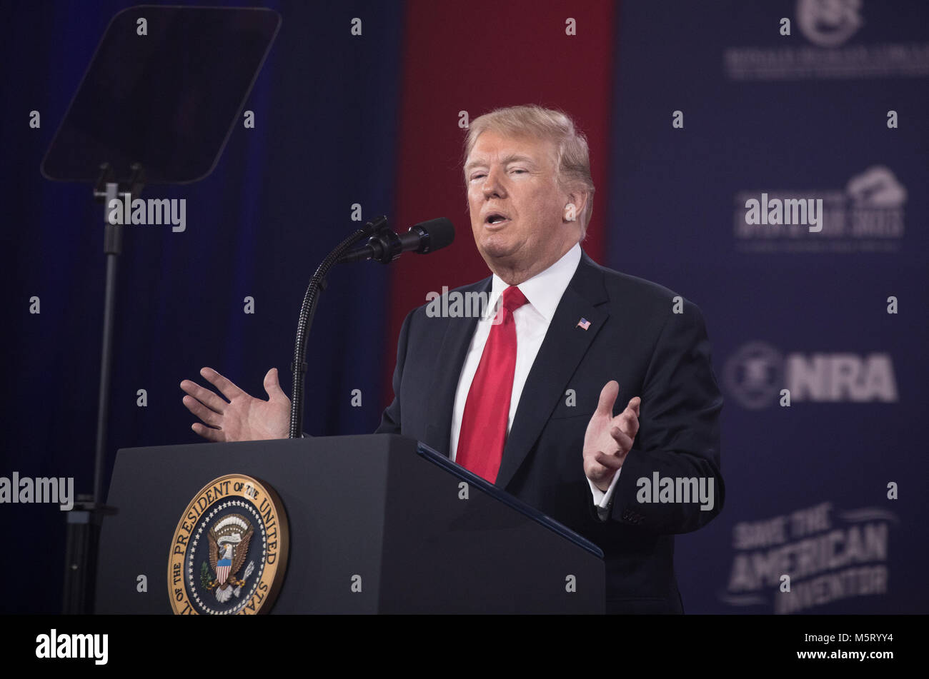 President Donald Trump went off script in a 75 minute speech to a ...