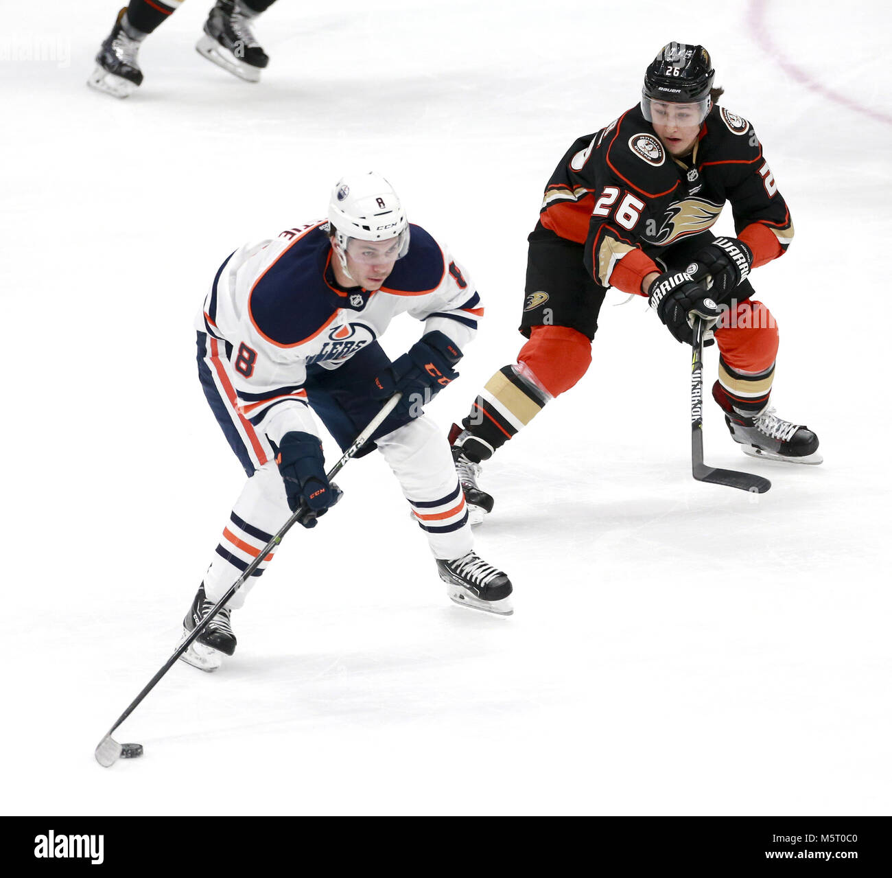 Los Angeles, California, USA. 25th Feb, 2018. Edmonton Oilers' forward ...