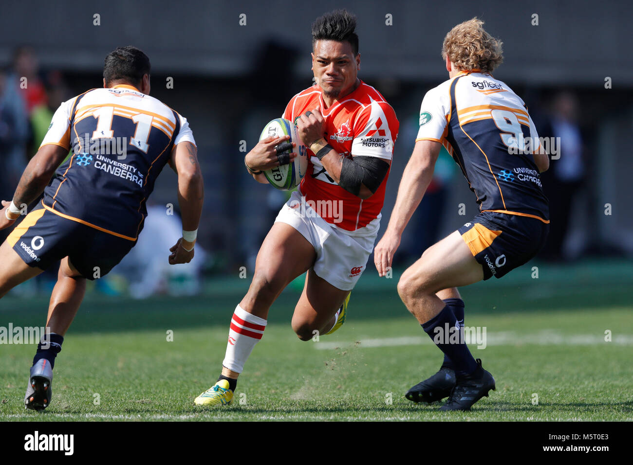 Tokyo, Japan. 24th Feb, 2018. Lomano Lava Lemeki (Sunwolves), February ...
