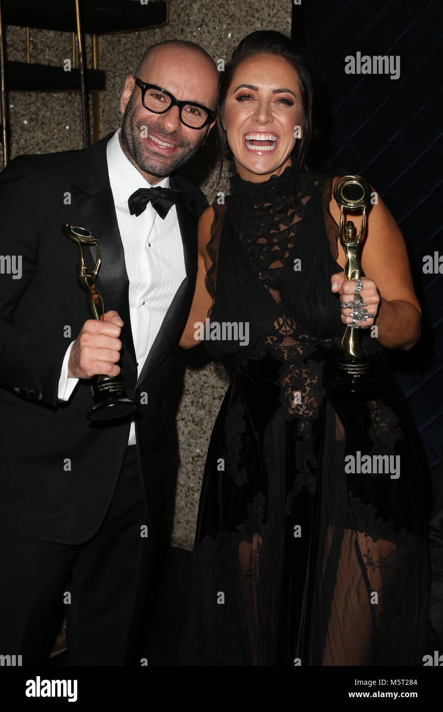 Hollywood, USA. 25th Feb, 2018. Claude Baruk, Riawna Capri at the 4th ...