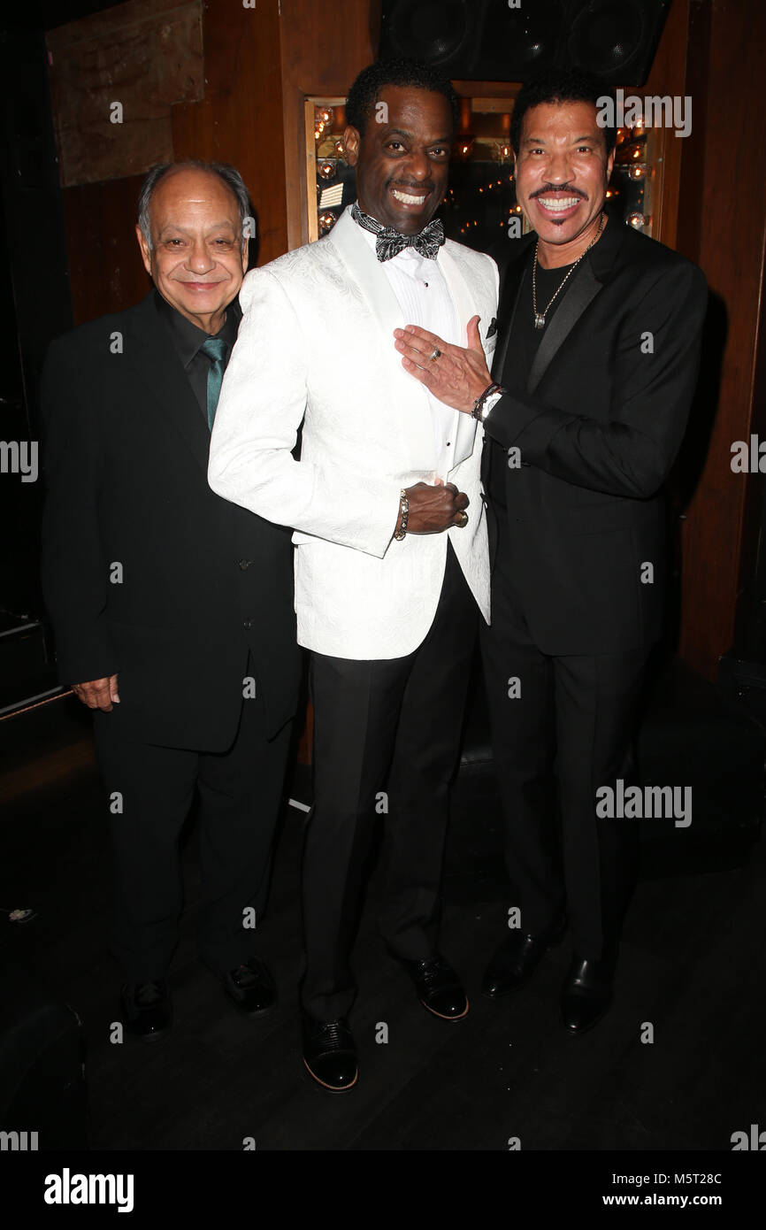Hollywood, USA. 25th Feb, 2018. Cheech Marin, Otis Stokes, Lionel ...