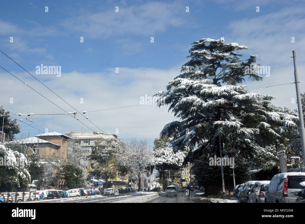 Via nomentana roma hi-res stock photography and images - Alamy