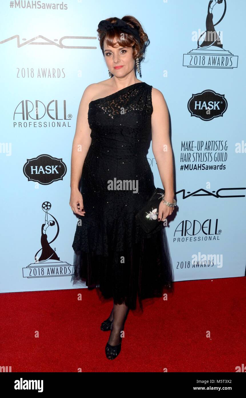 Nicole Hawkyard at arrivals for 2018 Make-Up Artists and Hair Stylists ...