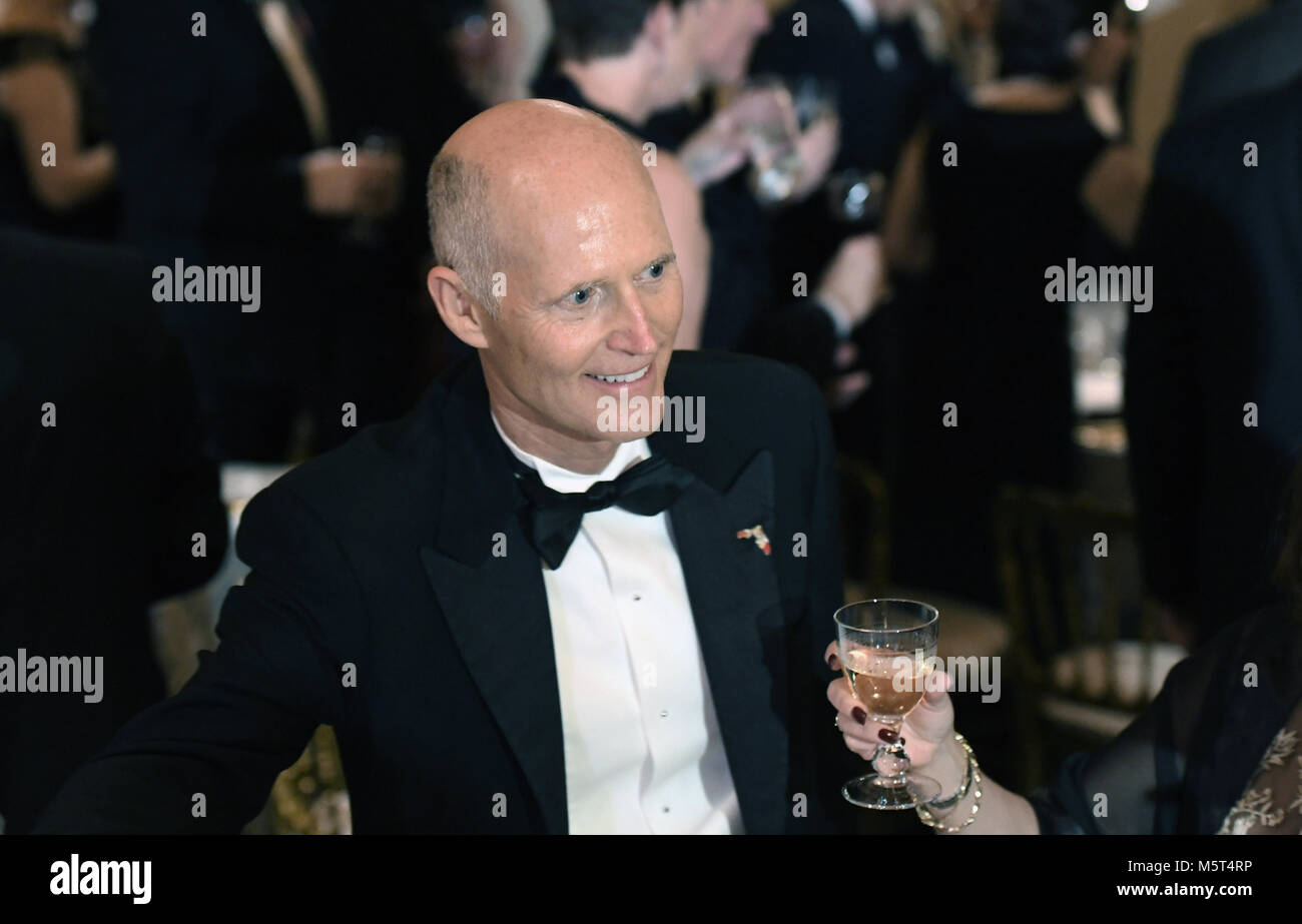 Governor Rick Scott (Republican of Florida) attends the Governors' Ball ...