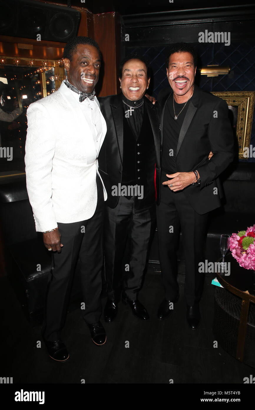 Hollywood, USA. 25th Feb, 2018. Otis, Stokes, Smokey Robinson, Lionel ...