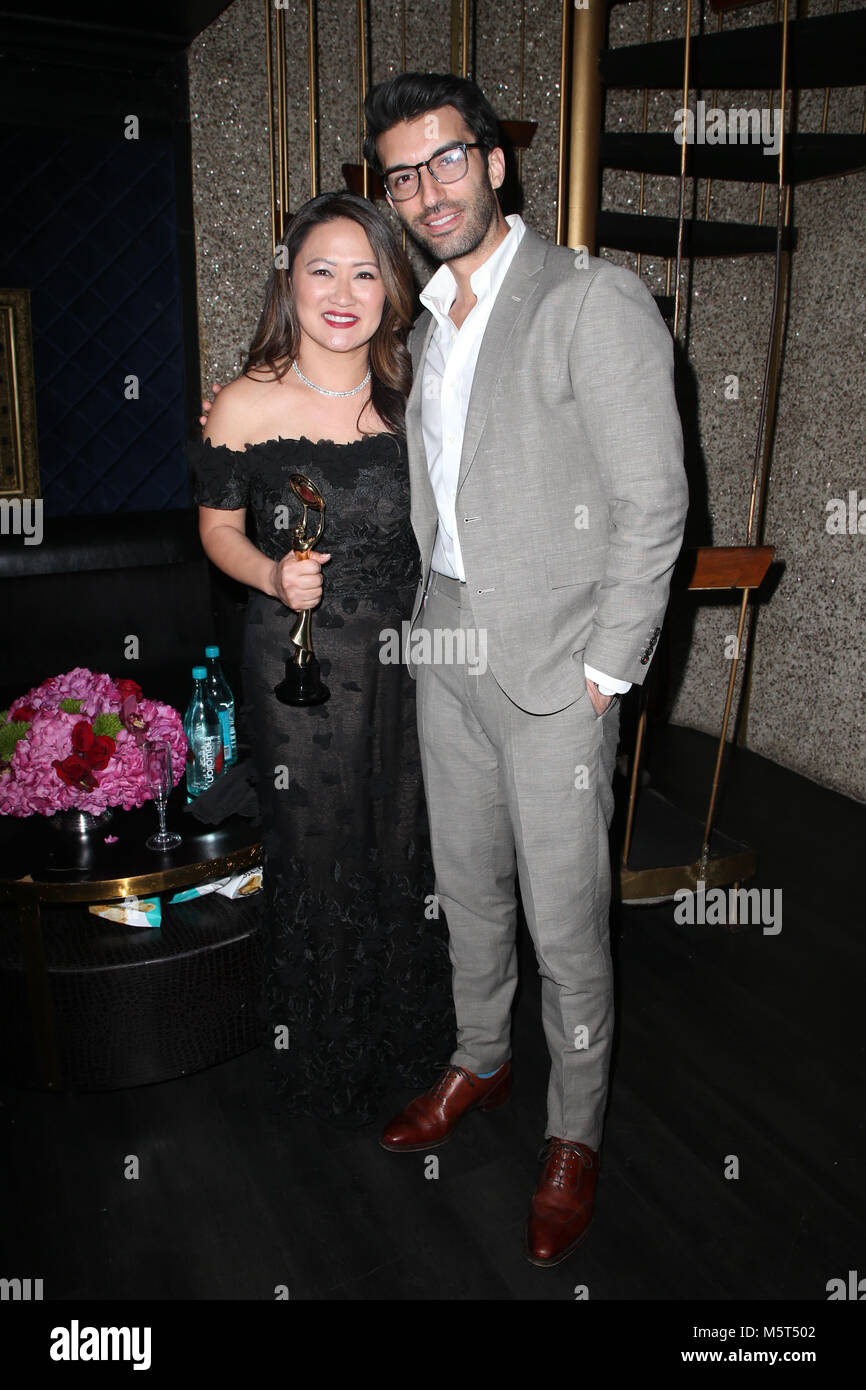 Hollywood, USA. 25th Feb, 2018. Desiree Nutley, Justin Baldoni at the ...